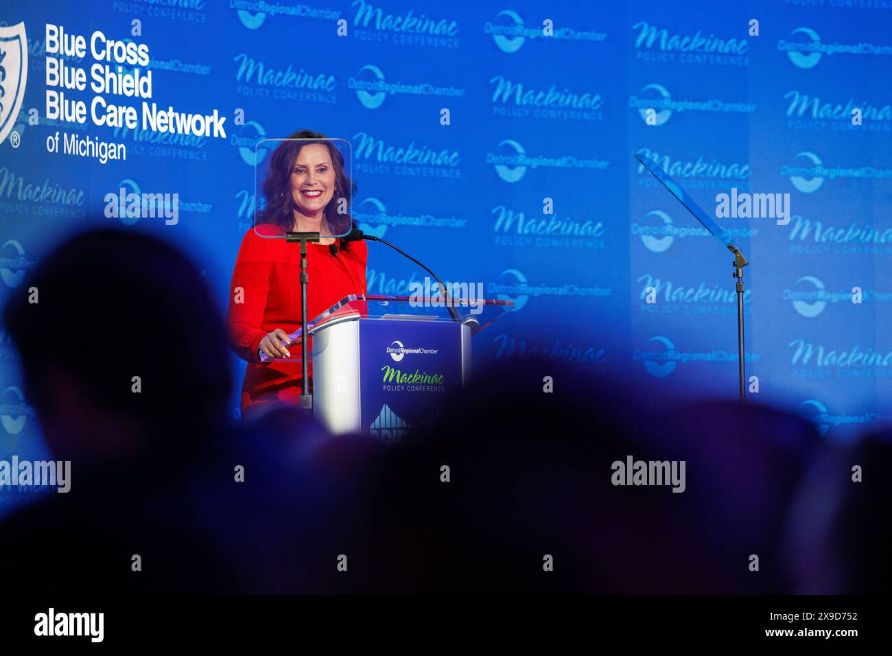 Mackinac Island, United States. 30th May, 2024. Gov. Gretchen Whitmer ...