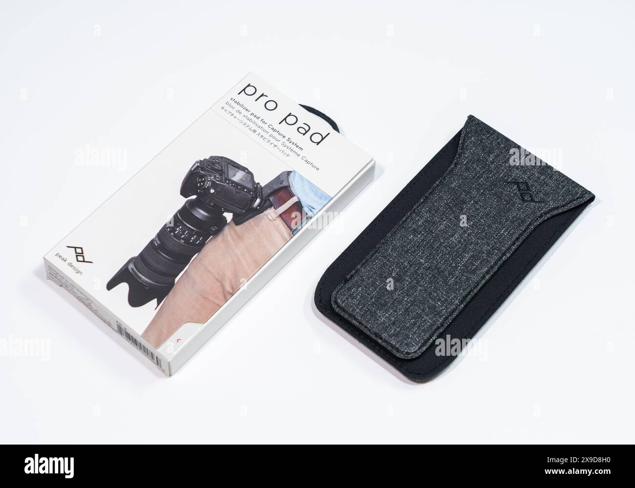 A box of Peak Design Pro Pad on white background Stock Photo - Alamy