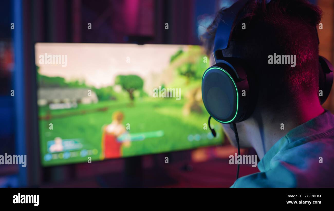 Shoulder shot professional gamer hi-res stock photography and images ...