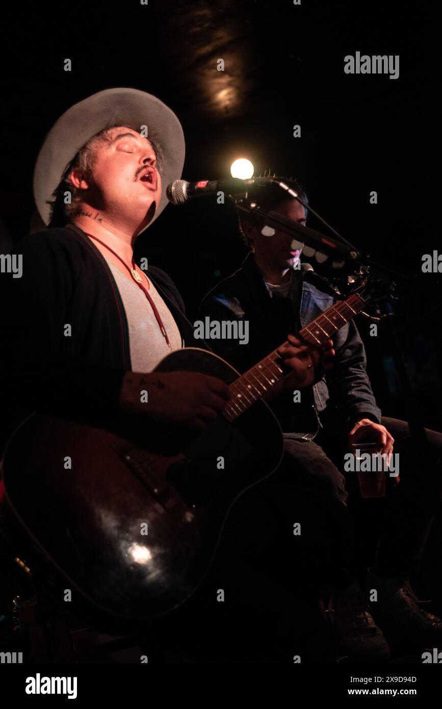 London, United Kingdom. 29th May 2024. Peter Doherty answers questions ...