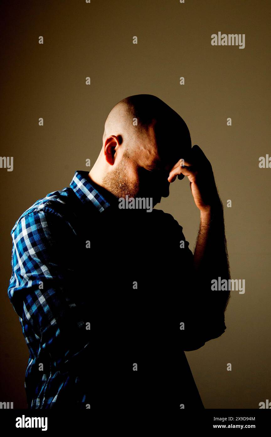 PICTURE POSED BY MODEL File photo dated 09/03/15 of a man showing signs ...