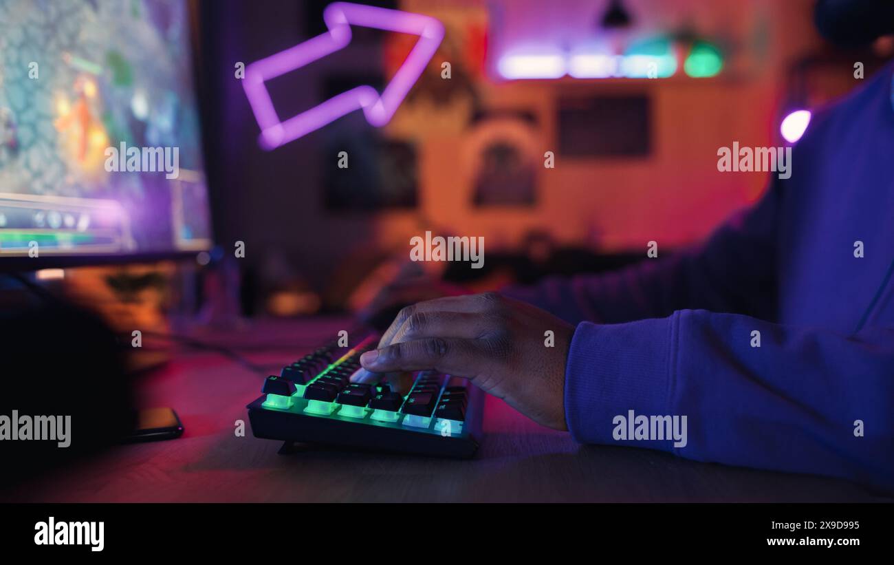 Animation close up computer keyboard hi-res stock photography and ...