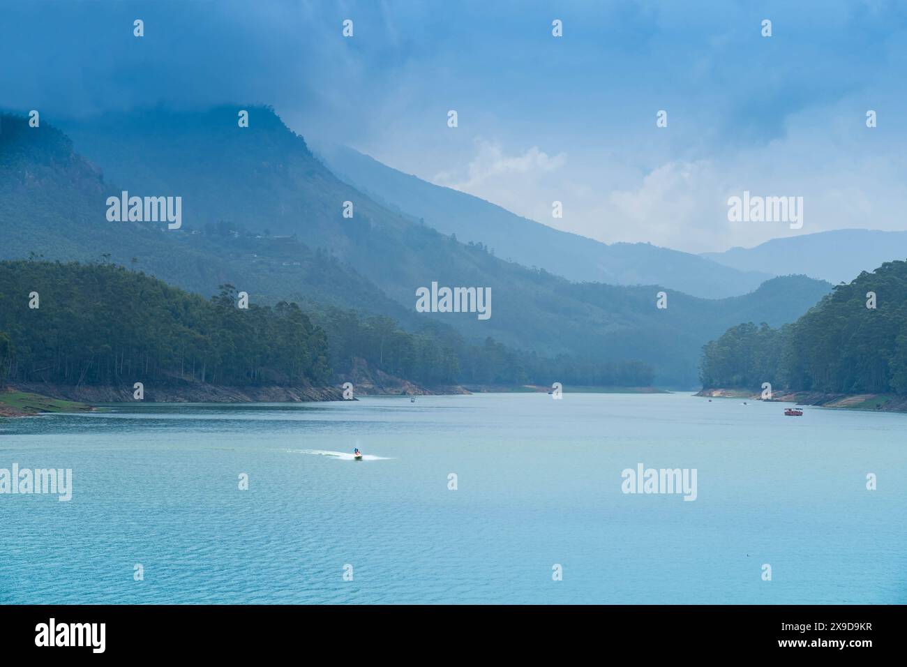 Mattupetty Dam, near Munnar in Idukki District, is a storage concrete ...
