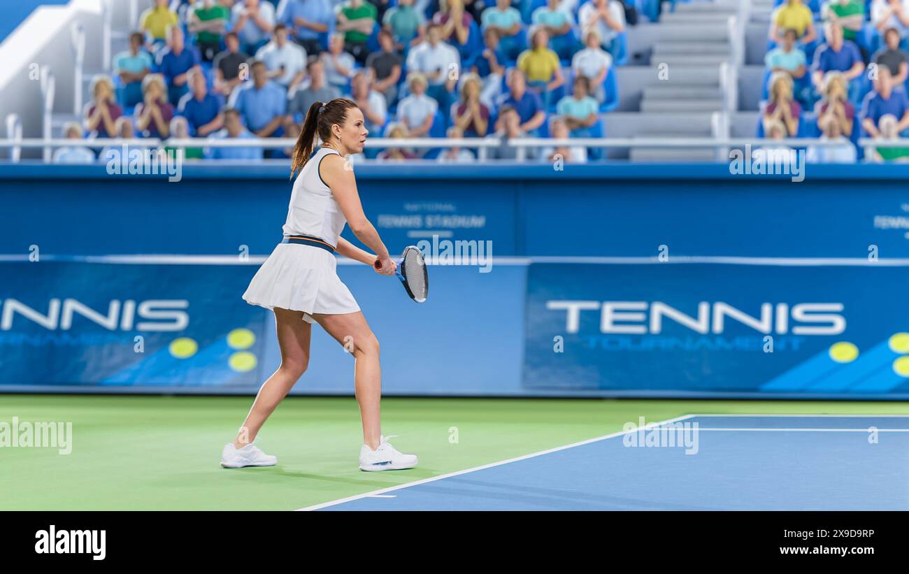 Ball crowd tennis hi-res stock photography and images - Alamy