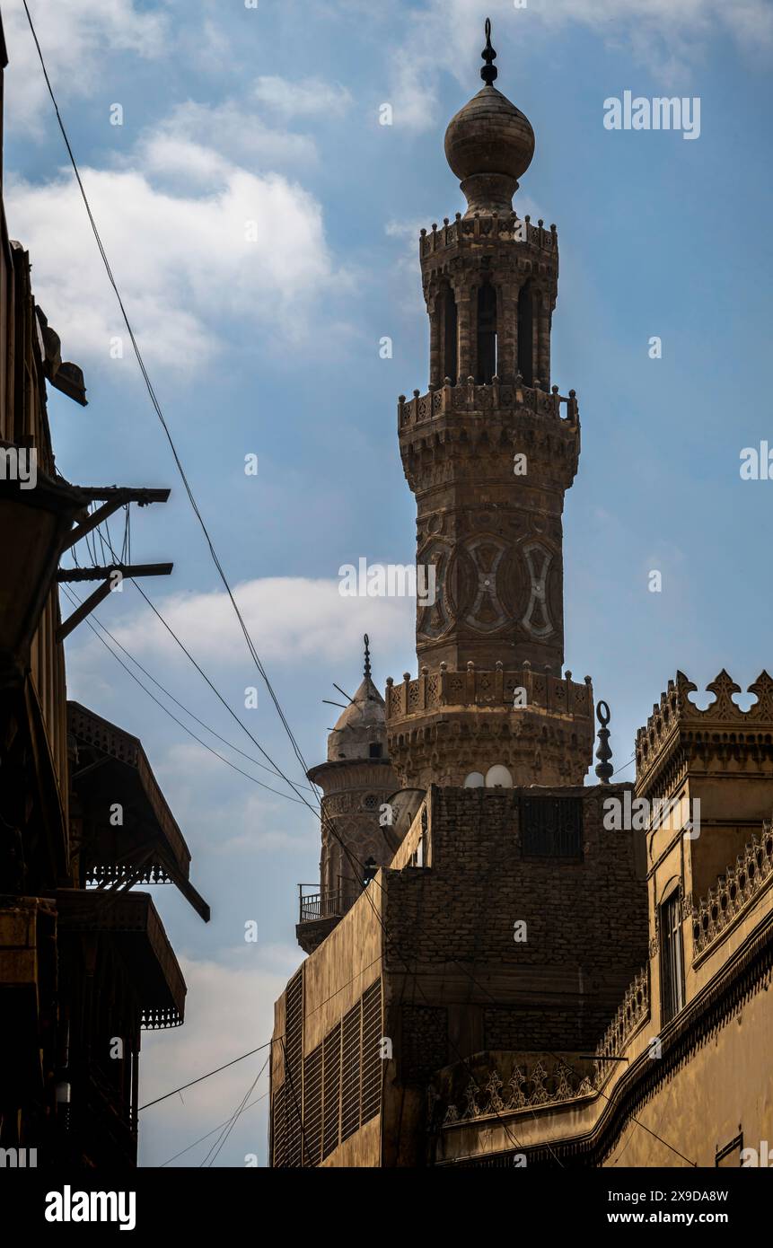Mosque-Madrasa of Sultan Barquq, al-Muizz Street, Islamic Cairo, Egypt. February 2023 Stock ...