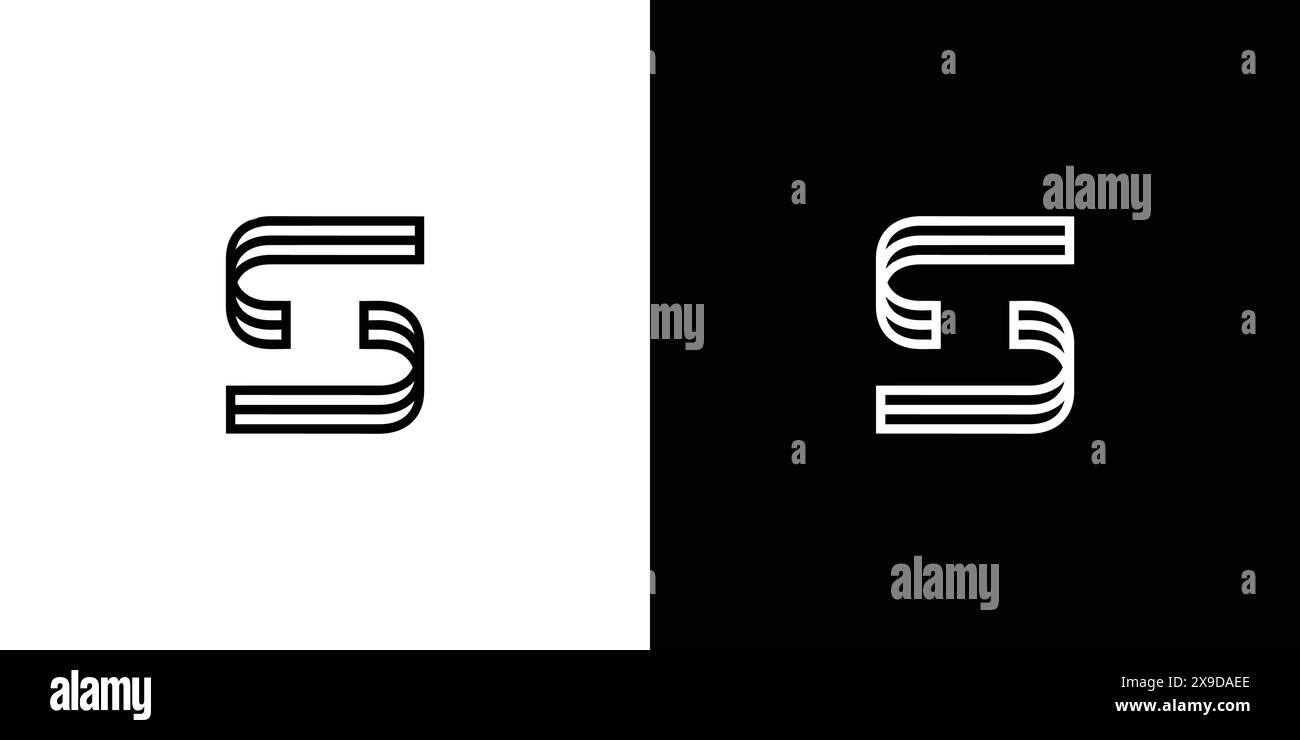 Modern and unique S logo design Stock Vector Image & Art - Alamy