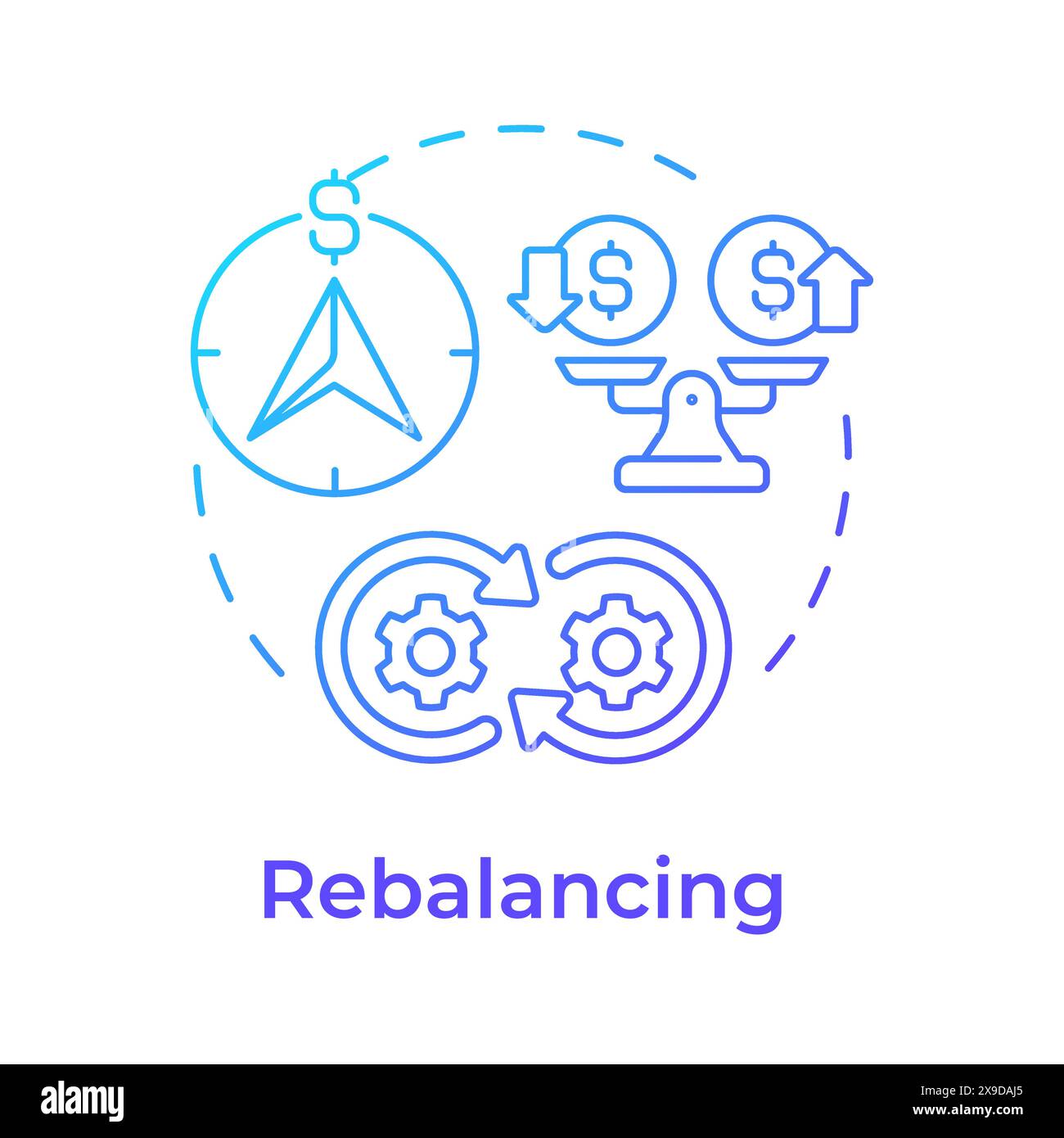 Portfolio rebalancing Stock Vector Images - Alamy