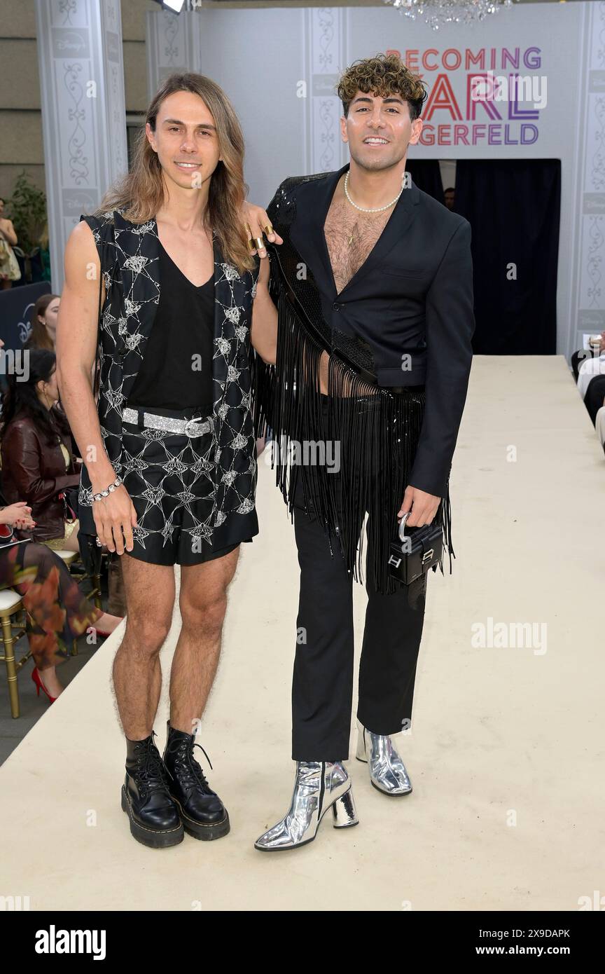 Jean Gritsfeldt und Ayan Yuruk bei der Premiere der Disney Serie 'Becoming Karl Lagerfeld' im ...