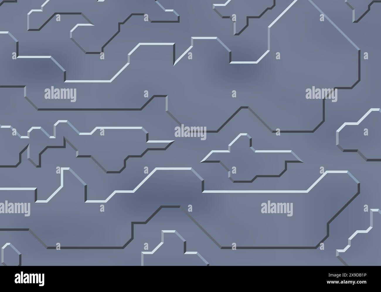 Background with metallic panels texture, wires and circuit. Spaceship ...