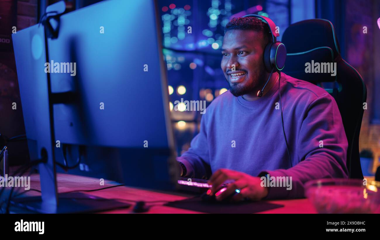 Animation happy african american male hi-res stock photography and ...