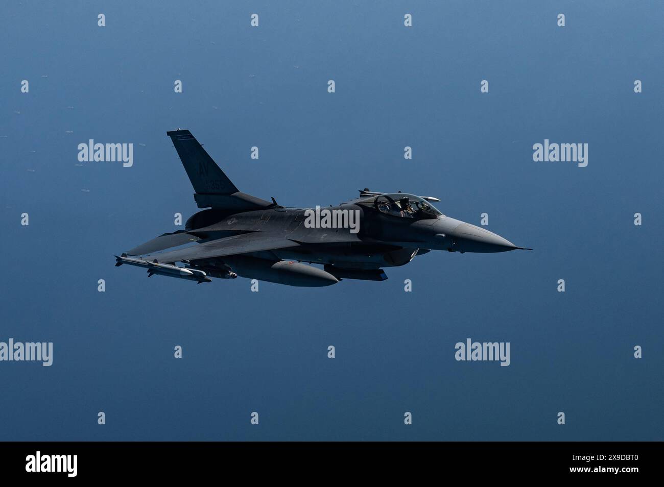 A U.S. Air Force F-16 Fighting Falcon from Aviano Air Base’s 510th ...