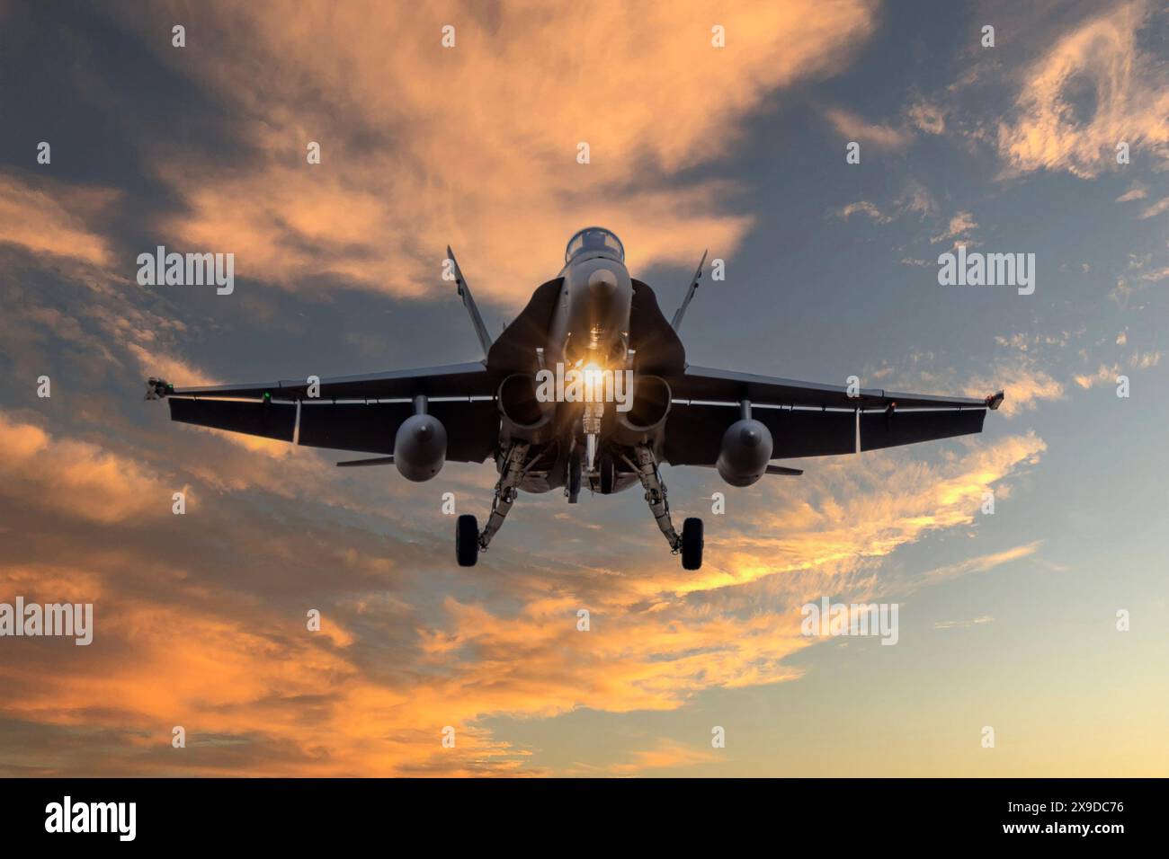 F-18 Hornet fighter plane Stock Photo - Alamy