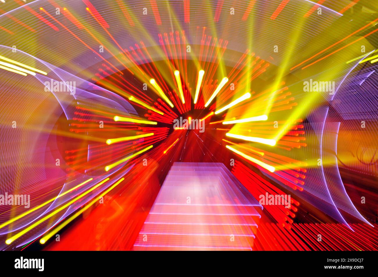 Stage lighting effect in the dark, close-up pictures Stock Photo - Alamy