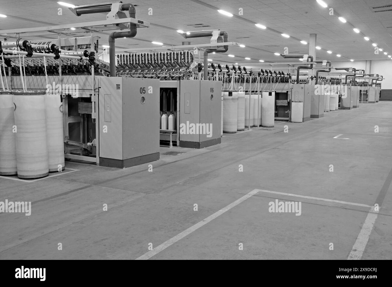 Textile mill Black and White Stock Photos & Images - Alamy
