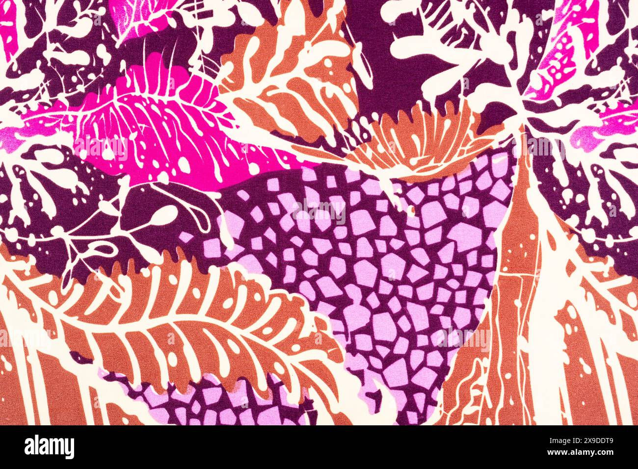 Traditional Indonesian Batik Fabric Design Texture Stock Photo - Alamy