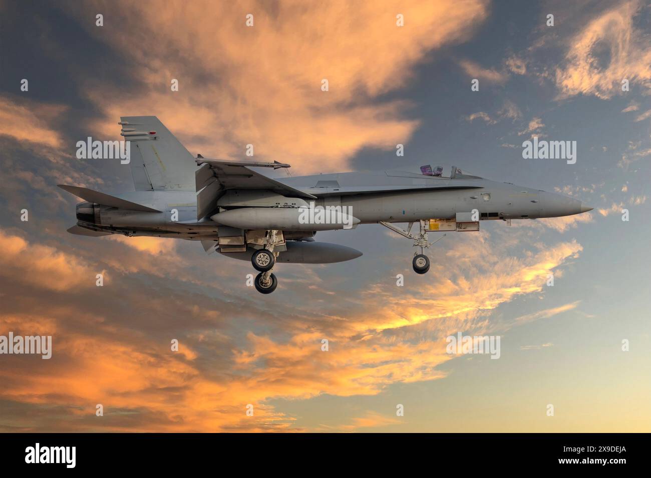 F-18 Hornet fighter plane Stock Photo - Alamy