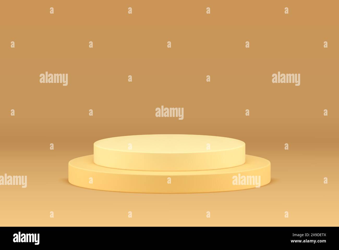 3d beige pedestal cylinder stage event ceremony concert round level ...