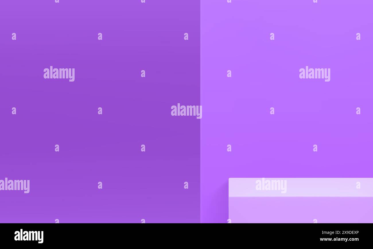 Purple 3d pedestal geometric foundation for product premium ...