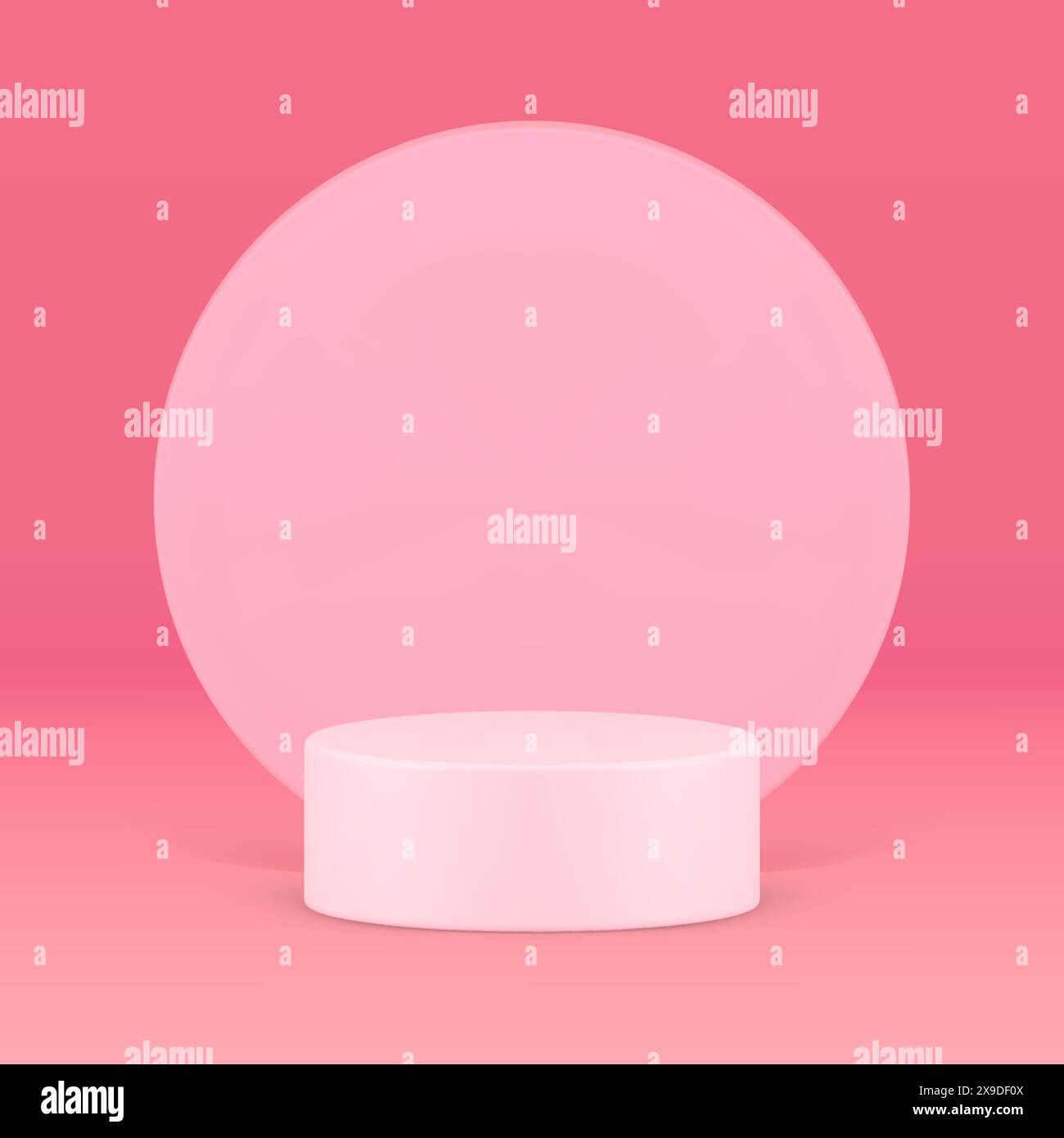 3d podium cylinder platform advertising exhibit retail merchandise ...