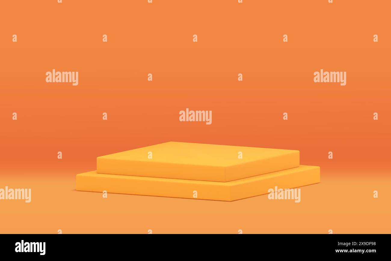 3d podium squared award arena empty success win competition basic ...