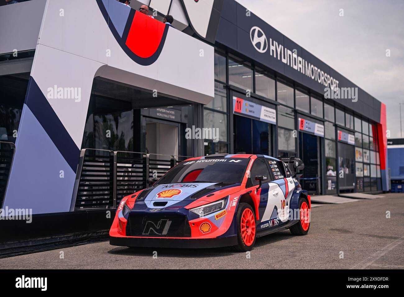 Alghero, Italy. 30th May, 2024. The Hyundai Shell Mobis World Rally Team, Hyundaii20 N Rally1 ...