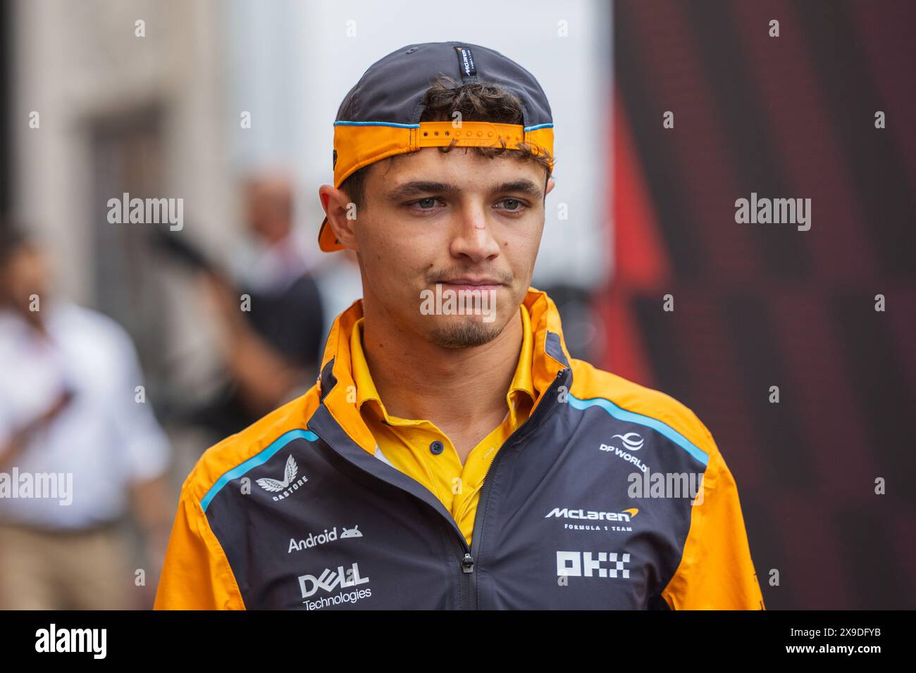 Circuit de Monaco, Monte-carlo, Monaco. 26.May.2024; Lando Norris of Great Britain and McLaren ...