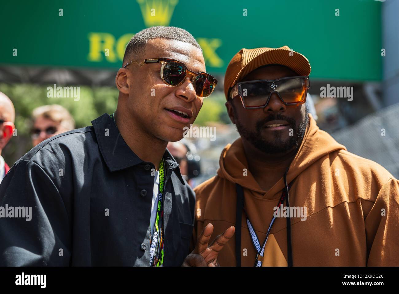 Circuit de Monaco, Monte-carlo, Monaco. 26.May.2024; Kylian Mbappé and ...