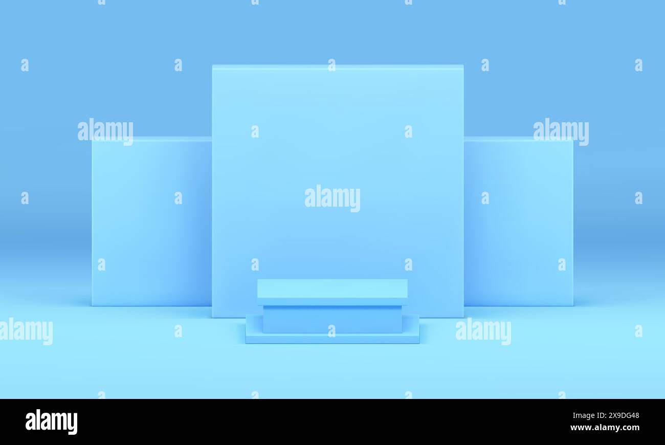 3d podium geometric award arena stage squared platform for product ...