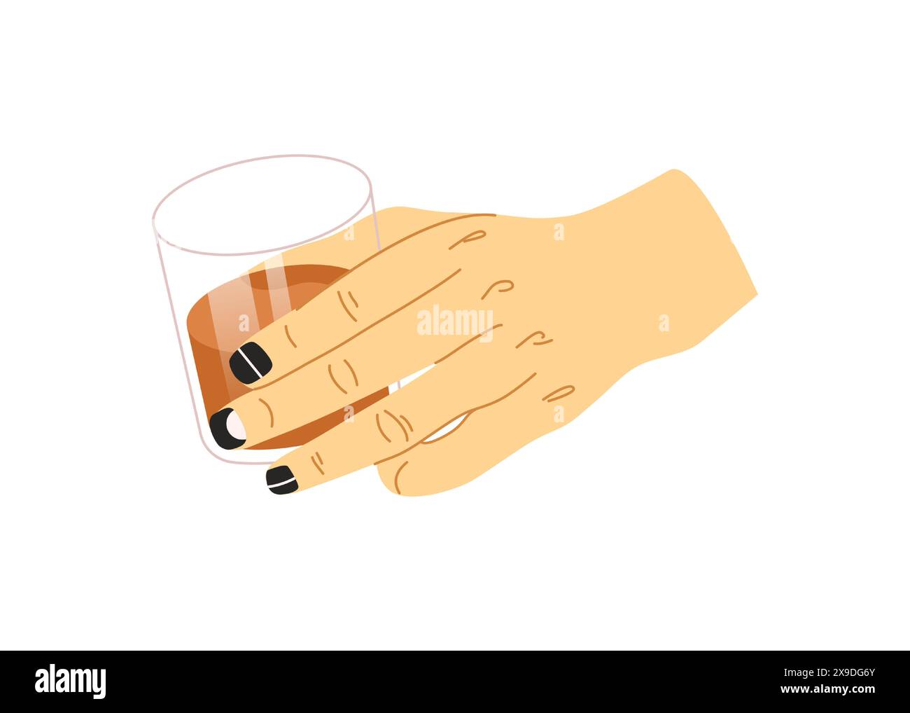 Male manicure Stock Vector Images - Alamy