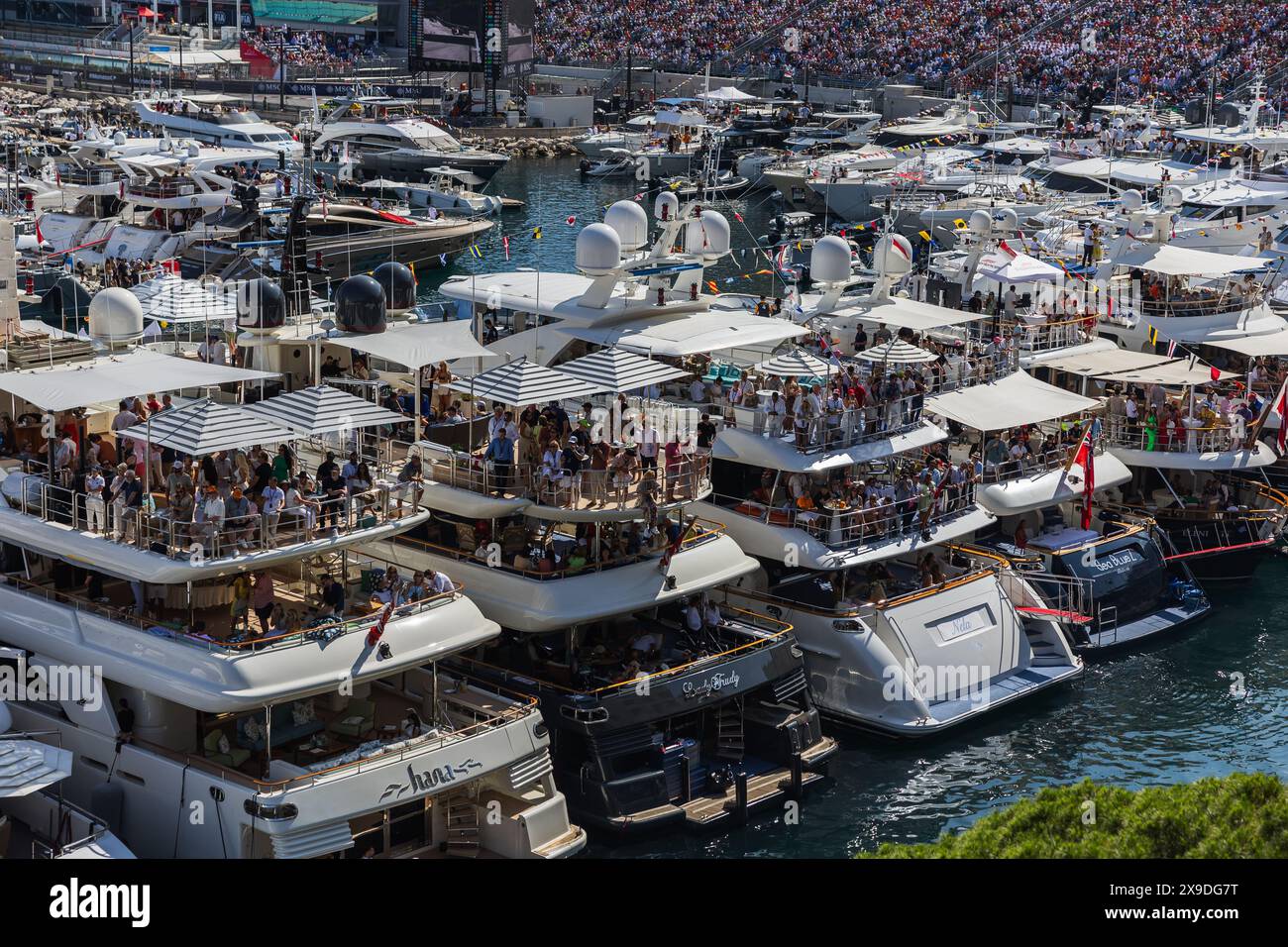 Circuit de Monaco, Monte-carlo, Monaco. 26.May.2024; View of Monaco ...