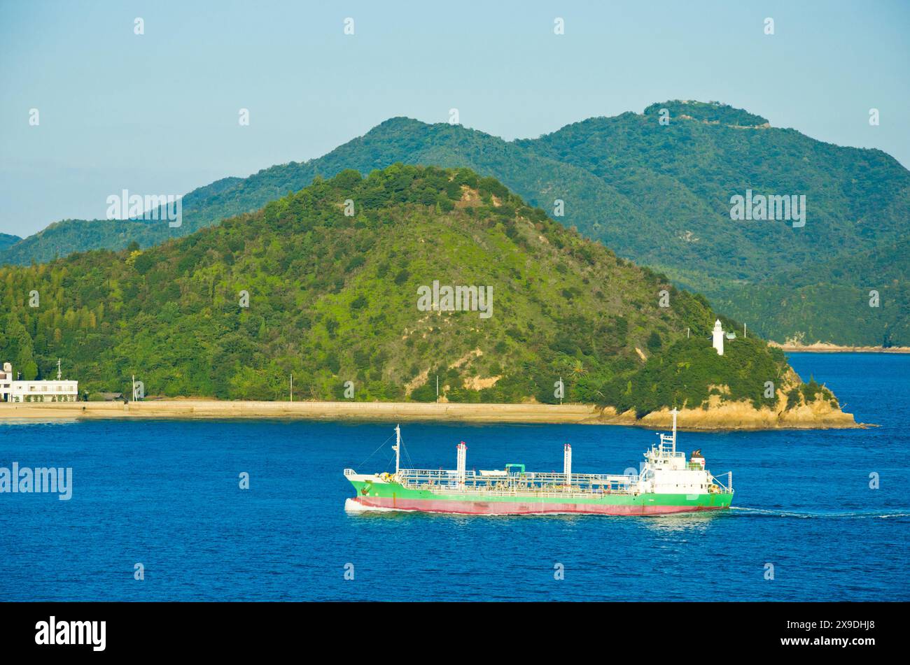 The small islands of the Seto Inland Sea, Imabari town, Ehime ...