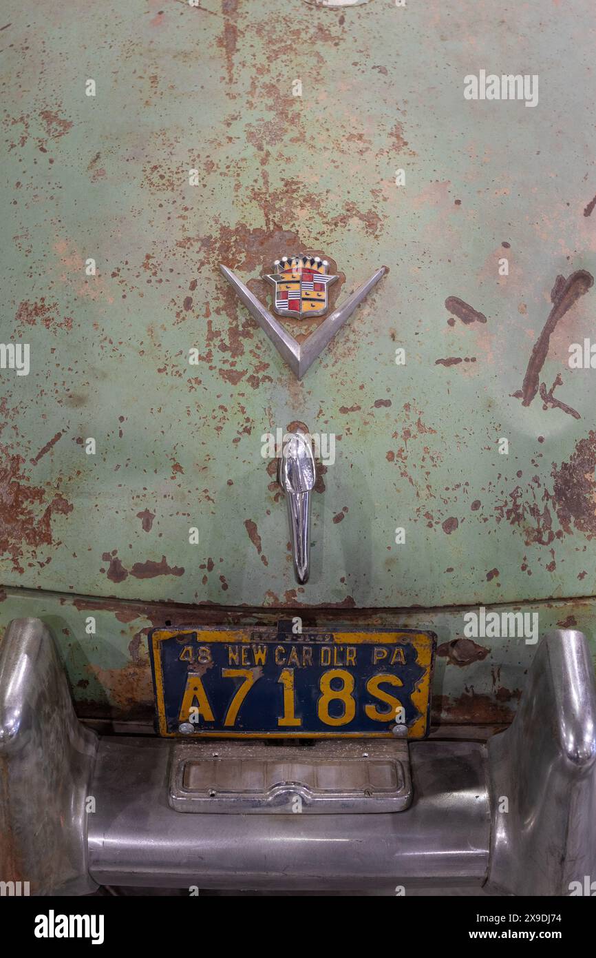 Rusty Cadillac Fastback Coupe 61 series Sedanette Produced in 1948 ...
