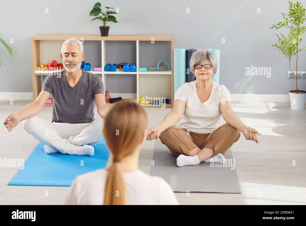 Husband wife trainer workout in hi-res stock photography and images - Alamy