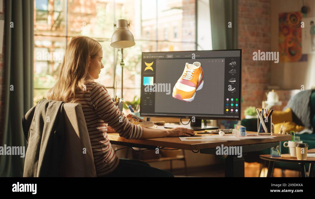 Creative process desktop computer hi-res stock photography and images ...