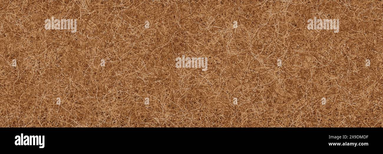 Coconut pressed mattress bg. Seamless pattern with tangled fibers. Top ...