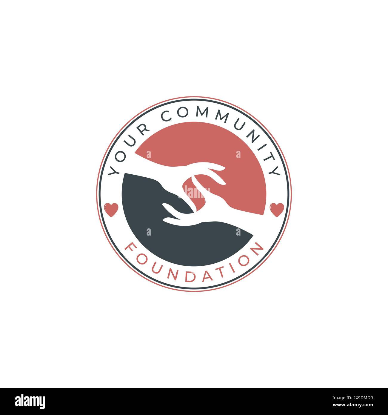Helping Hand Logo design vector. Helping hand adult and children logo icon charity vector image ...