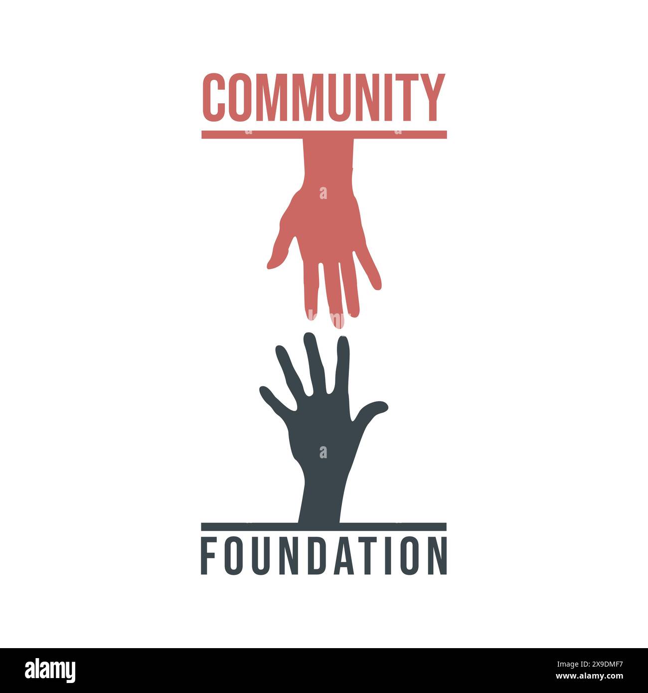 Helping Hand Logo design vector. Helping hand adult and children logo ...