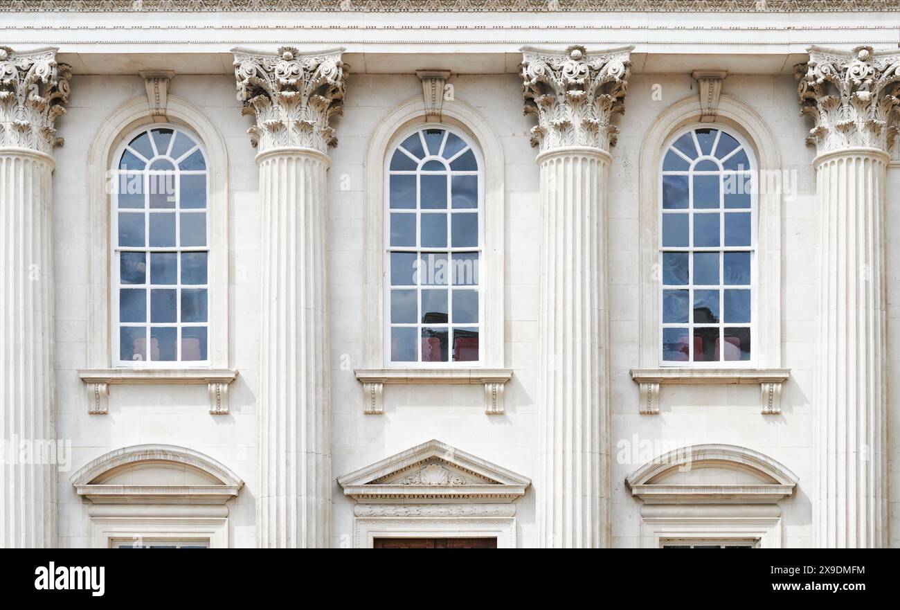 Neo-classical architecture of Senate House, University of Cambridge ...