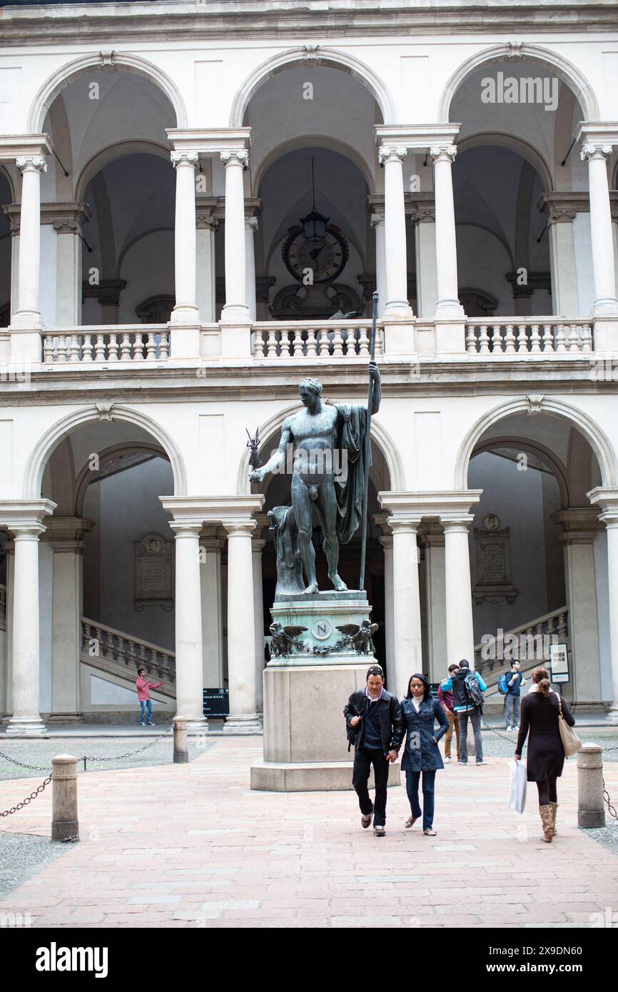 Pinacoteca di Brera, Milan, Italy Stock Photo - Alamy