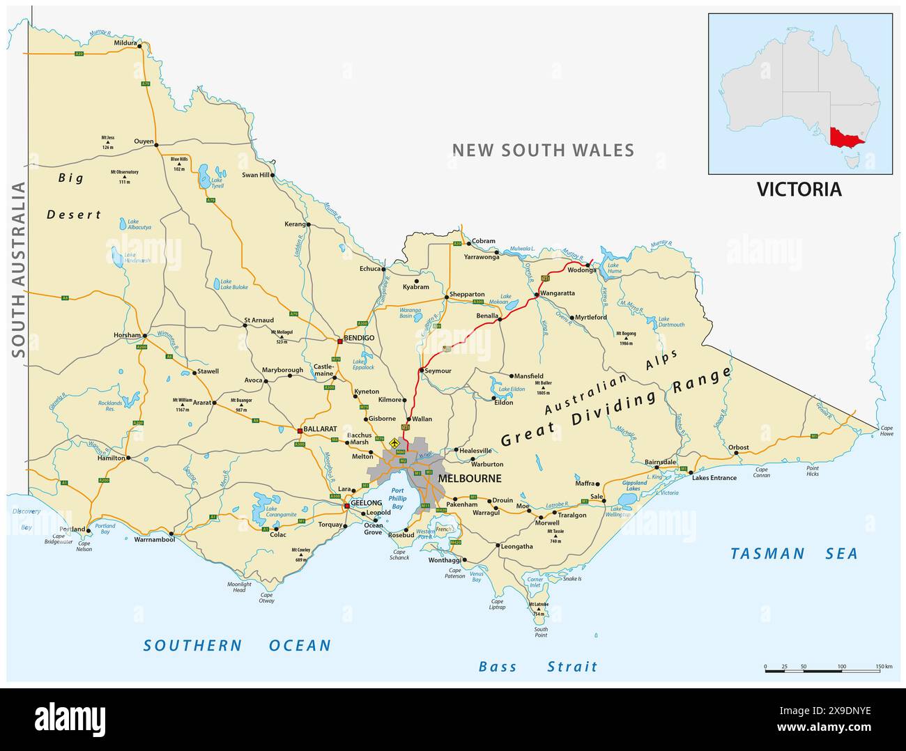 Victoria new south wales Cut Out Stock Images & Pictures - Alamy