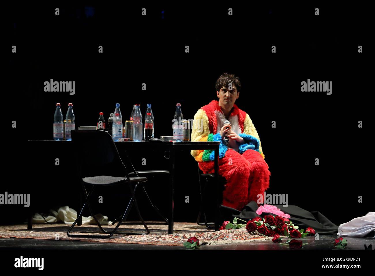 Emre Aksizoglu während der Fotoprobe für das Stück Ciao im Maxim Gorki ...