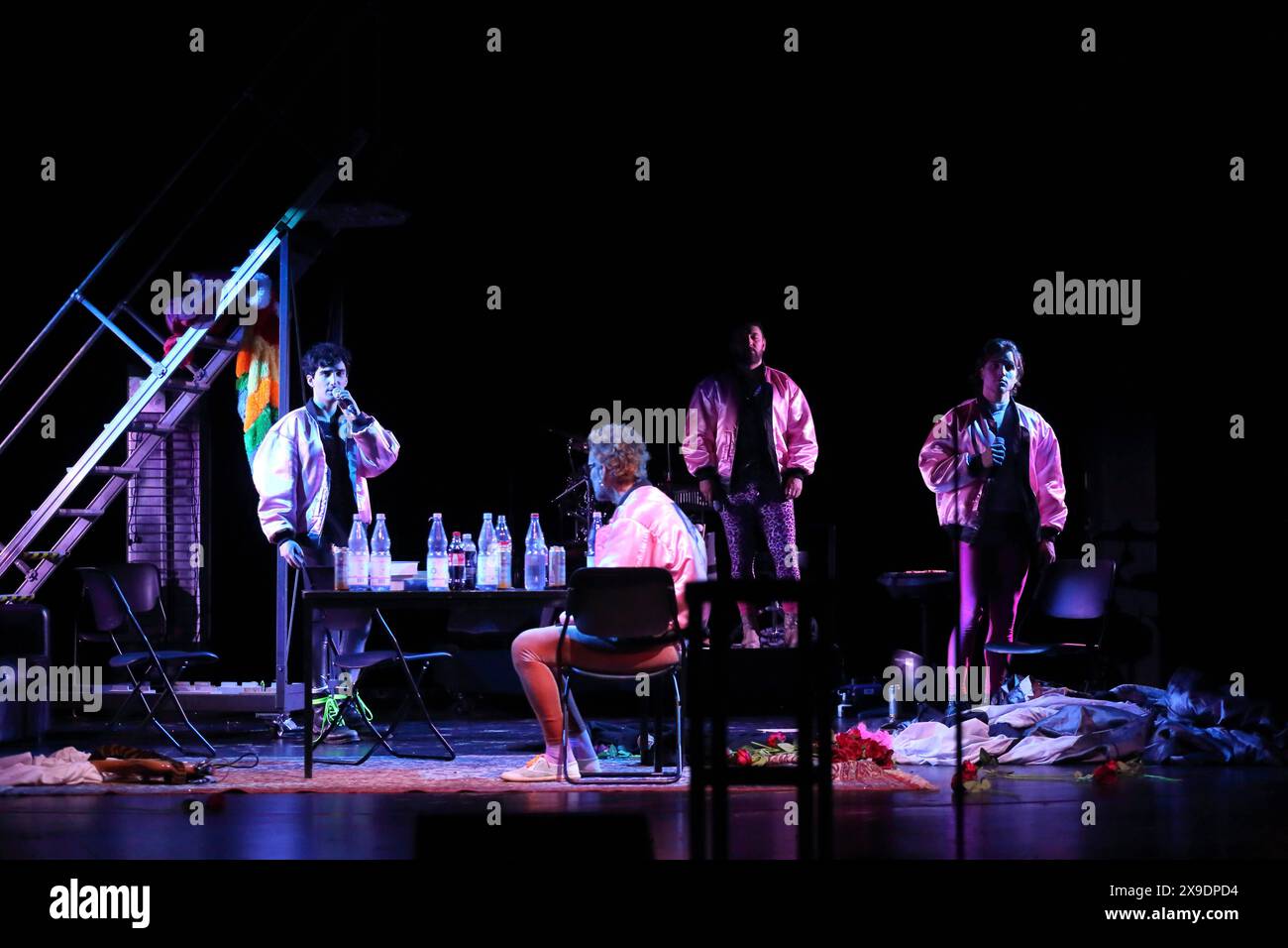 Emre Aksizoglu, Knut Berger, Taner Sahintürk und Jonas Dassler, v.l ...