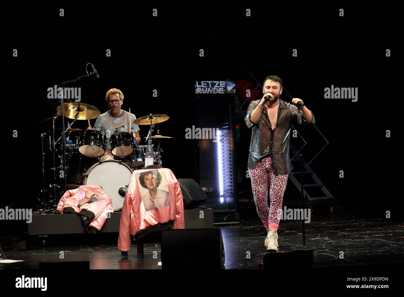 Knut Berger und Taner Sahintürk, v.l., während der Fotoprobe für das ...