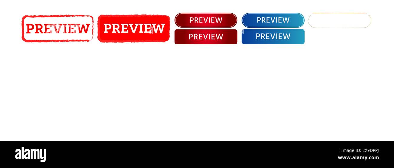 preview rubber button and rubber stamp label sticker sign for reviewing ...