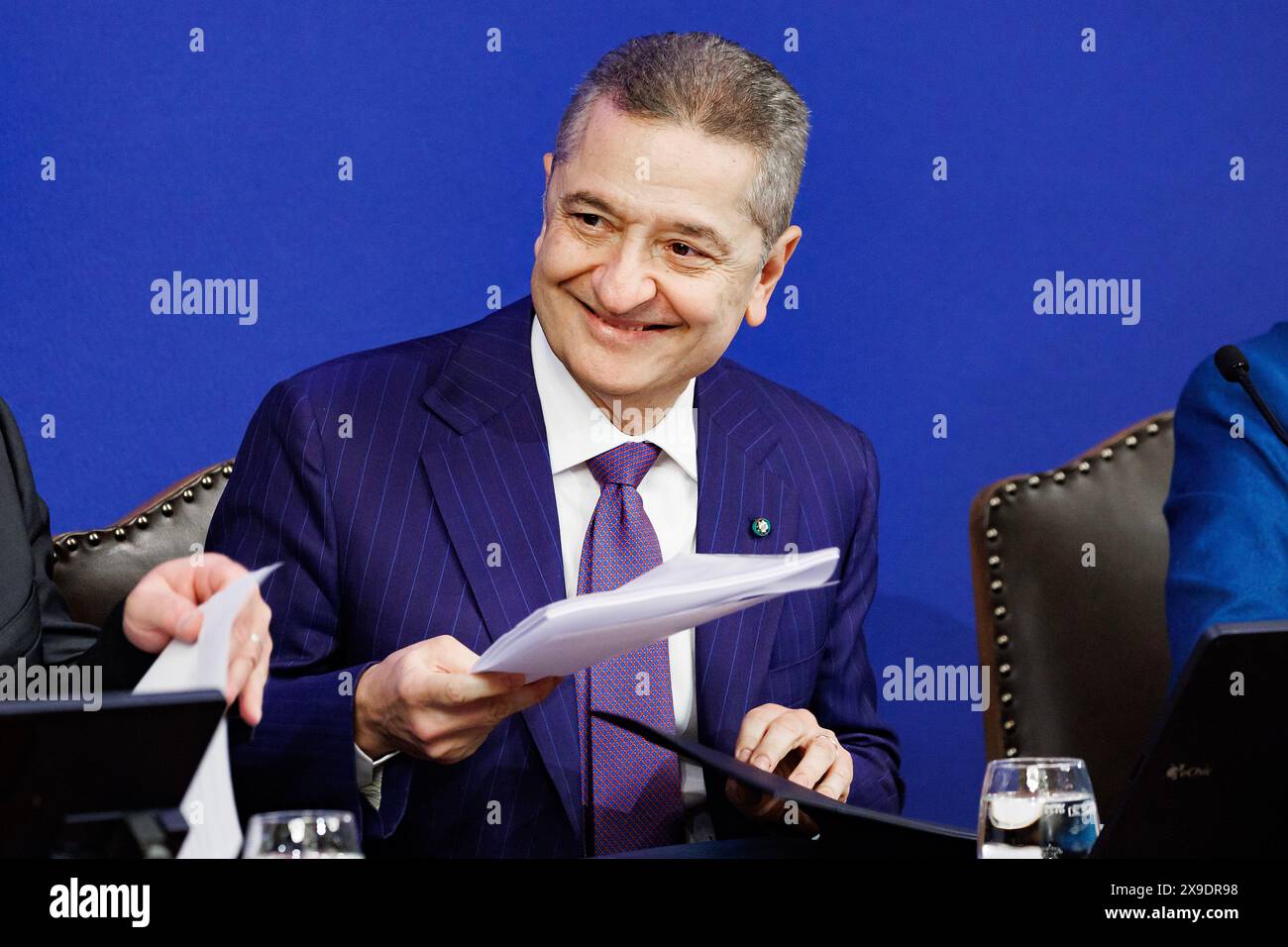 Roma, Italia. 31st May, 2024. Il governatore della Banca d'Italia Fabio ...