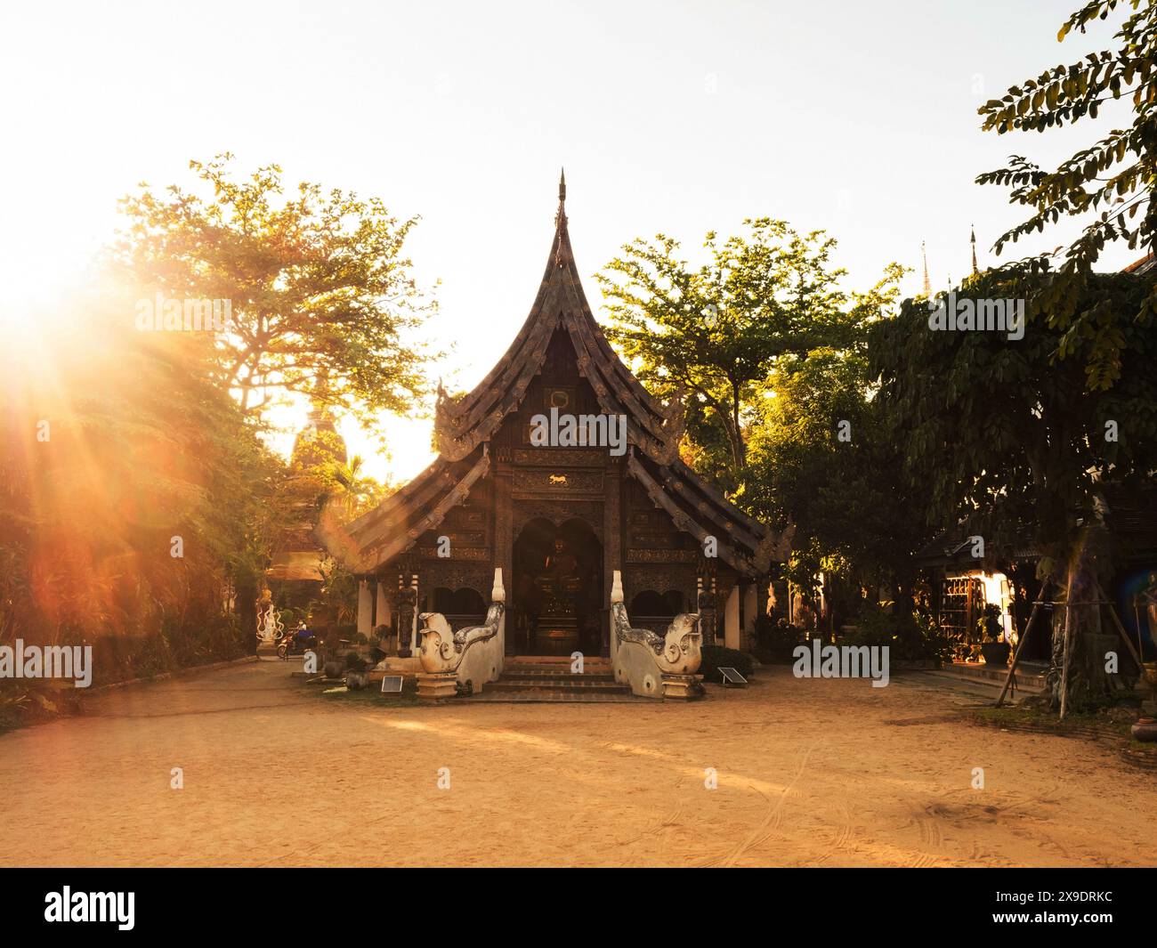 Chiang Mai, Thailand -JAN 10, 2023 : Old Temple in Chiang Mai, Thailand ...