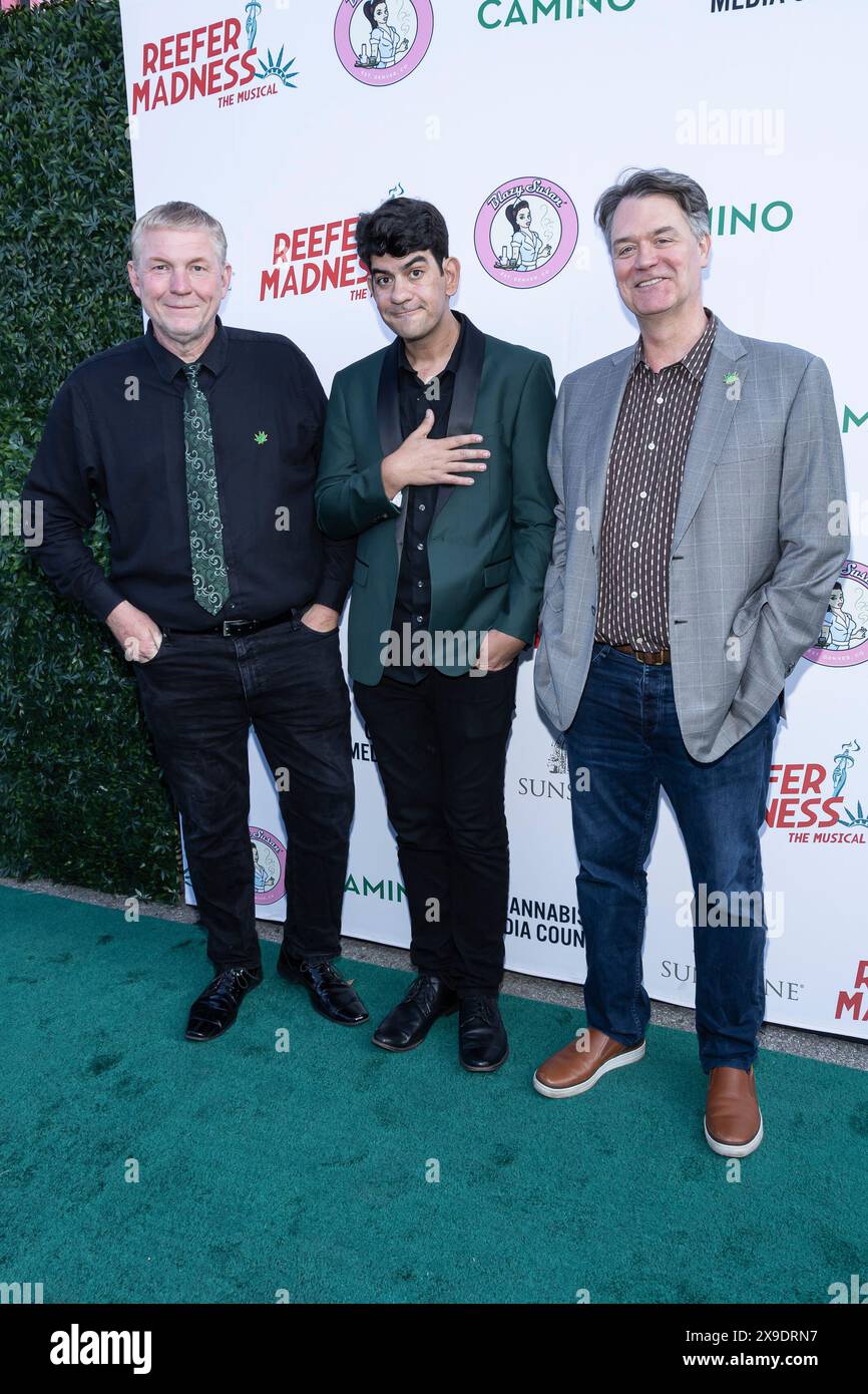 Los Angeles, USA. 30th May, 2024. Dan Studney, David Lamoureux and ...