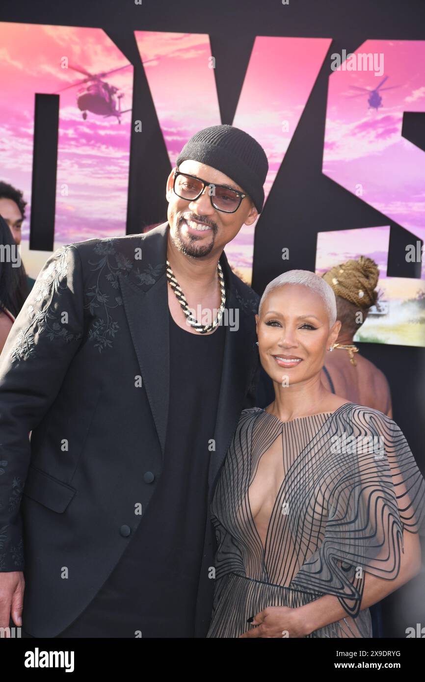 Hollywood, California, USA 30th May 2024 Actor Will Smith and Actress ...