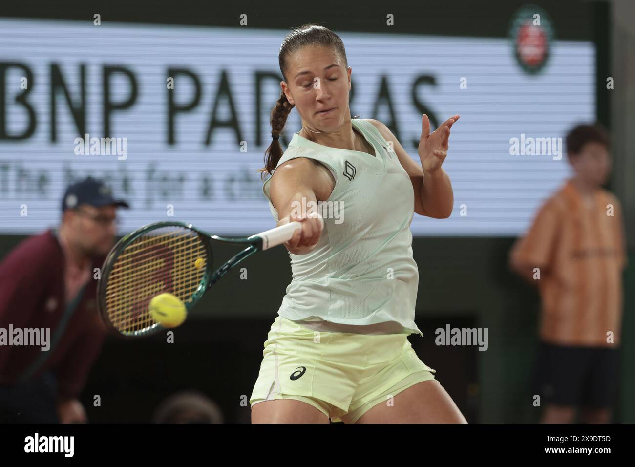 Diane Parry of France during the 2024 French Open, Roland-Garros 2024 ...