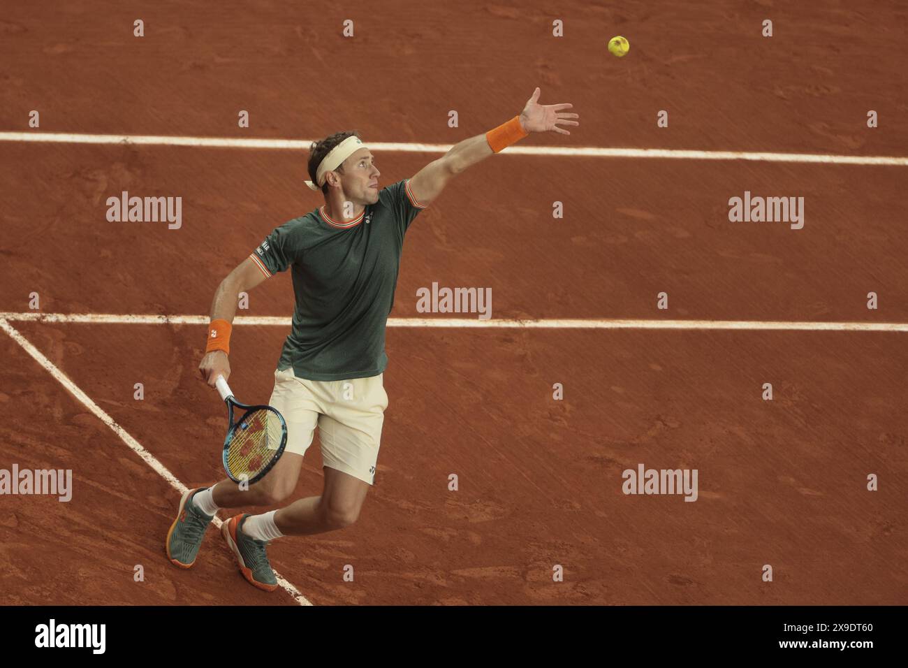 Casper Ruud of Norway during day 5 of the 2024 French Open, Roland ...